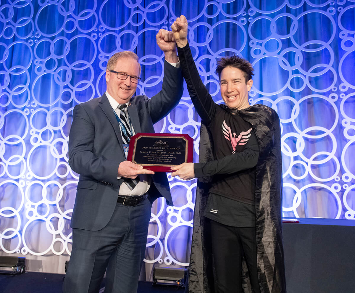 Dr. Sandra San Miguel Receives AAVMC’s National Iverson Bell Award ...