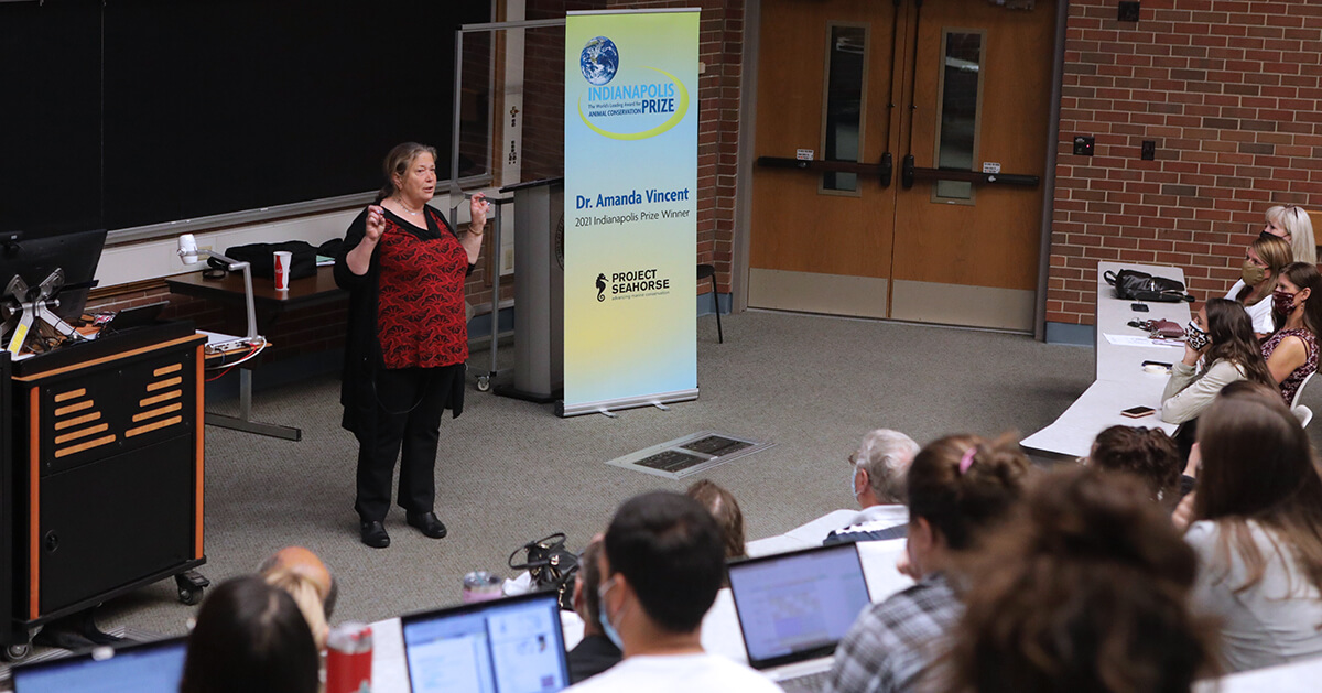 Winner of the Prestigious Indianapolis Prize Brings Message of Marine ...