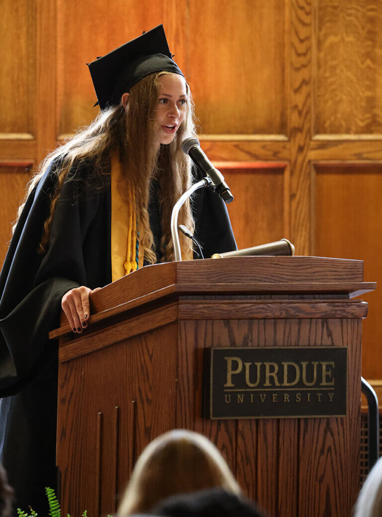 New Purdue DVM and Veterinary Nursing Grads Take Oath at Graduation ...