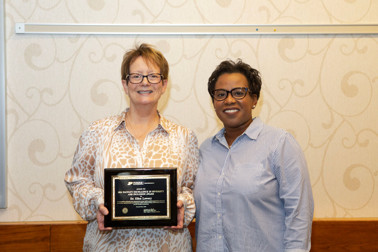 Dr. Ellen Lowery Receives Faculty Excellence in Diversity and Inclusion Award | Purdue ...